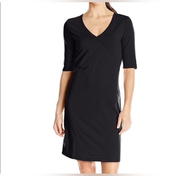 Lole | Dresses | Nwt Lole Leena Organic Cotton Dress 34 Sleeve Black ...